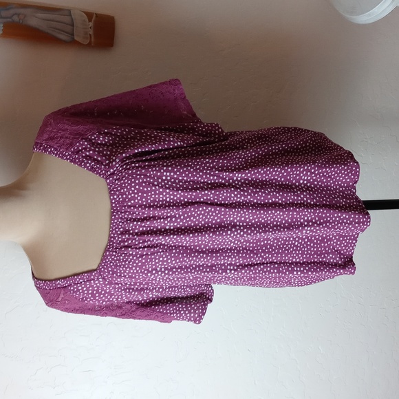 retrology | Tops | Retrology Lace Adorned Peasant Blouse | Poshmark